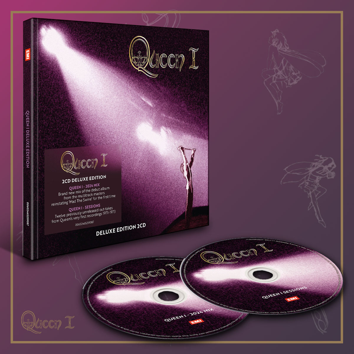 Queen 1 Deluxe Edition 2CD (2024 Mix) - Importado - Universal Music Colombia Store